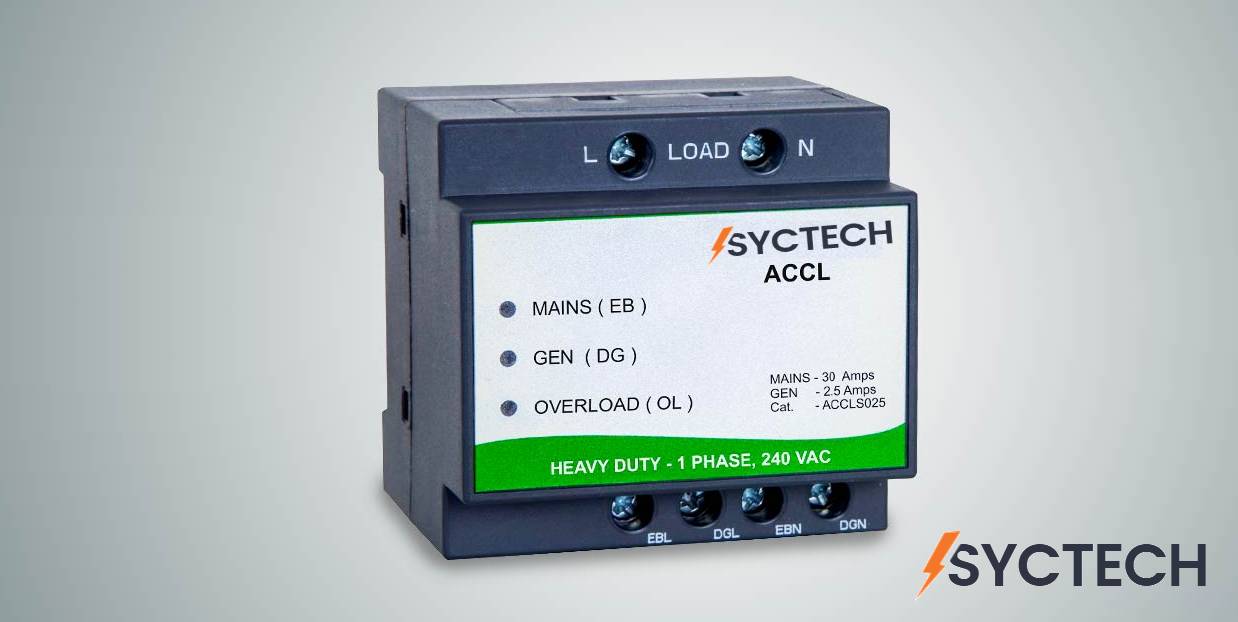 Automatic Changeover with Current Limiter (ACCL) - Syctech India ...